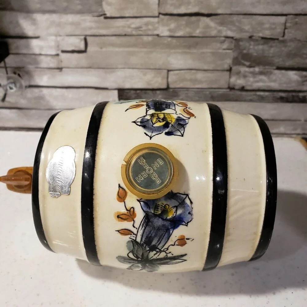 Enorm | Accents | Vintage Enorm W Germany Mini Liquor Wine Barrel Keg ...